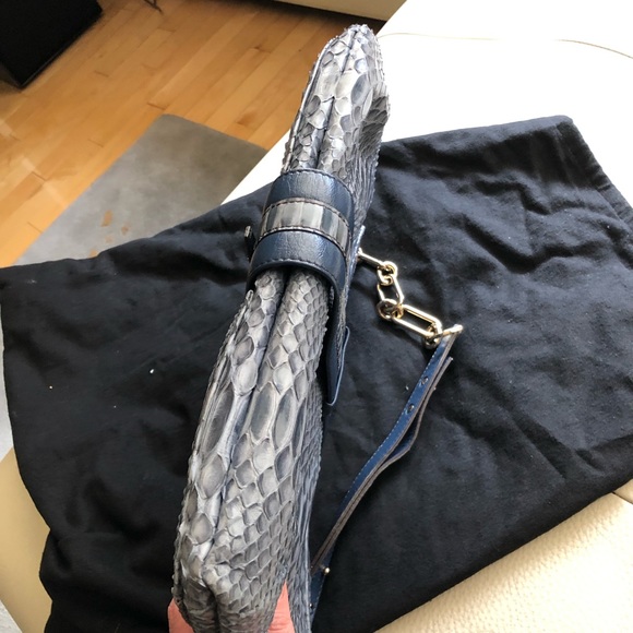 Lanvin | Bags | Lanvin Happy Python Bag Sky Blue | Poshmark